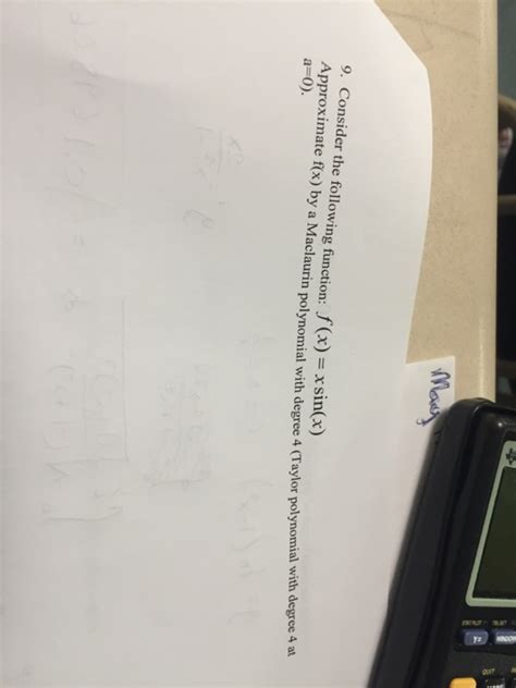 Solved Consider the following function: f(X) = x sin(x) | Chegg.com