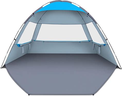 Gorich Uv Sport Outdoor Adults Sand Beach Tent Easy Setup Cabana For 8
