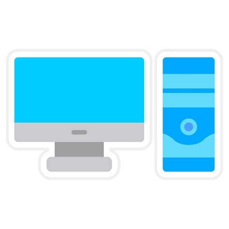 Premium Vector Computer Icon