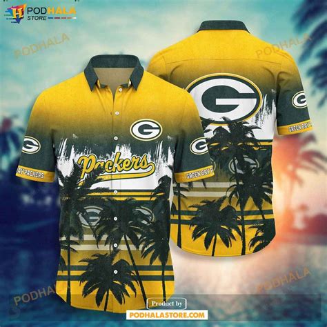 Nfl Green Bay Packers Coconut Island Hawaiian Shirt Green Bay Packers