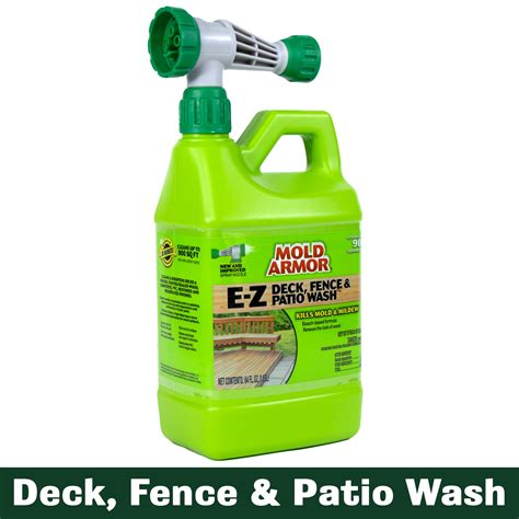 Mold Armor E Z Deck Fence And Patio Wash And Hose End Adaptor 64 Oz