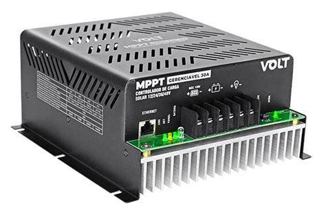 Controlador De Carga Solar Mppt Mpower 30A Gerenciável Volt