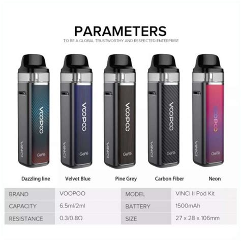 Jual Voopoo Vinci 2 50W 1500Mah Mod Pod Kit Authentic Vinci Ii