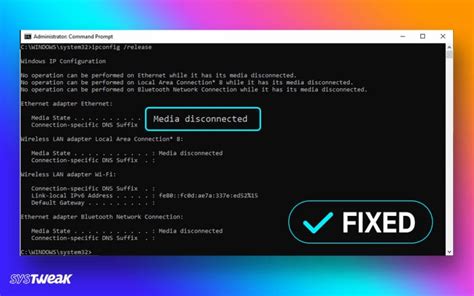 FIXED Media Disconnected Error In Windows