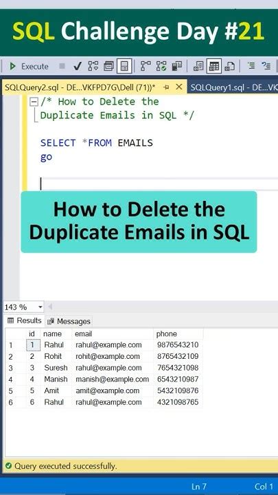 Sql Challenge Day 21 In Telugu Sql Tutorial In Telugu Sql Youtube