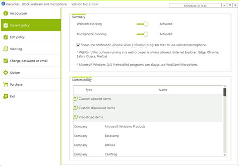 Block WebCam And Microphone Download Softpedia