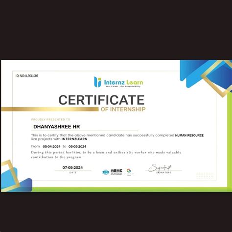 Dhanyashree H R On Linkedin Internzlearn Humanresource Newskills