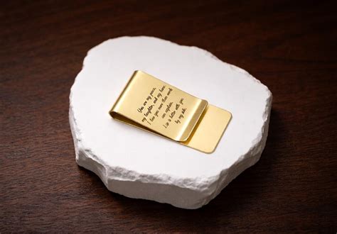 Custom Engraved Money Clip For Men Personalized Wallet Clip T For