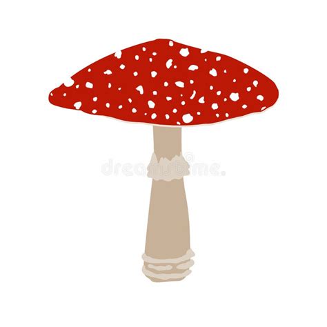 Amanita Muscaria Fly Agaric In The Forest Generative Ai Stock