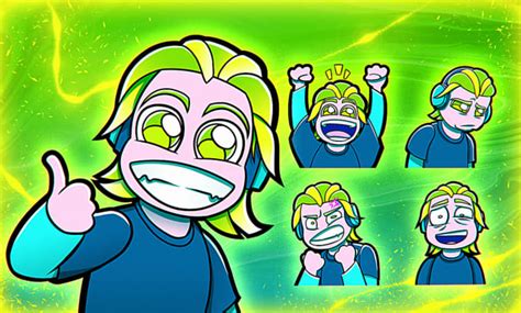 Create Cartoon Kick Emotes Cartoon Kick Badges By Chkris Fiverr