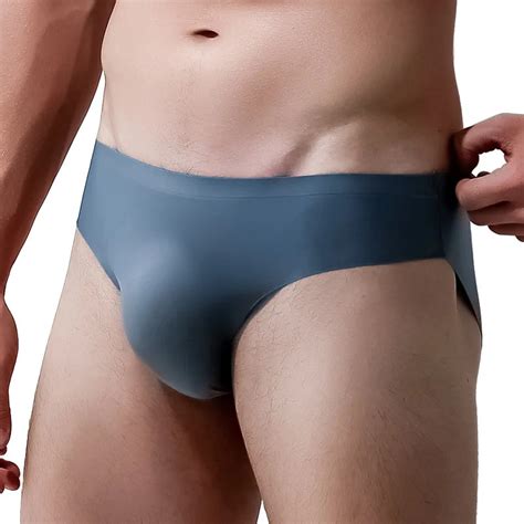 Calcinha Para Homens Ice Silk Sexy Underwear Masculino Cuecas Sem