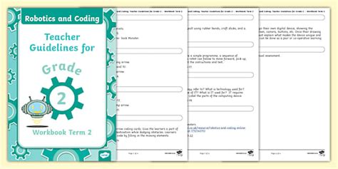 robotics and coding grade 2 term 2 teacher guidelines