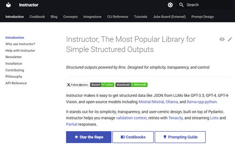 Instructor A Python Library That Simplifies Structured Output Workflows For Large Language