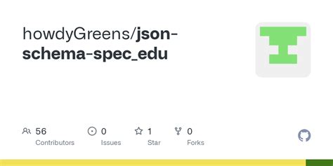 github howdygreens json schema spec edu