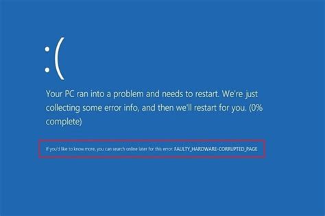 How To Fix Faulty Hardware Corrupted Page Error On Windows 10