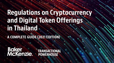 Baker Mckenzie Thailand On Linkedin Regulations On Cryptocurrency And