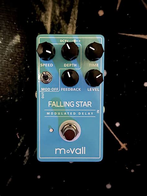 Movall Falling Star Modulated Delay Guitar Effect Pedal Reverb