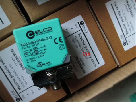 1pc New Elco Proximity Switch Sensor Fi25 W40 On6l Q12 Ebay