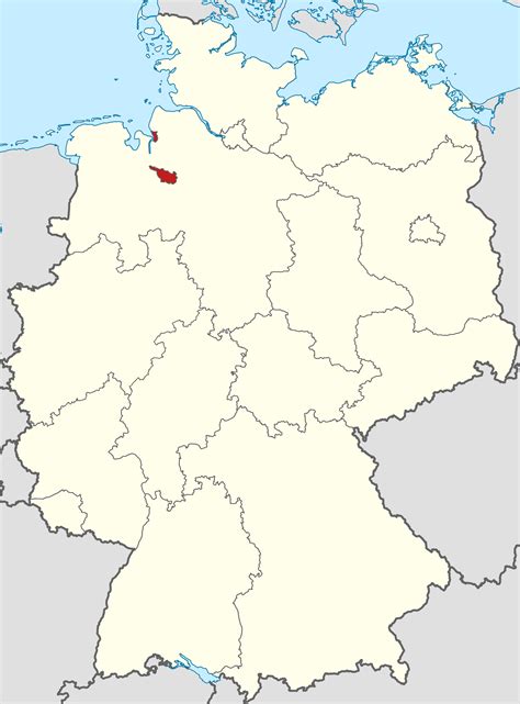 File Locator Map Bremen In Germany Svg Wikimedia Commons