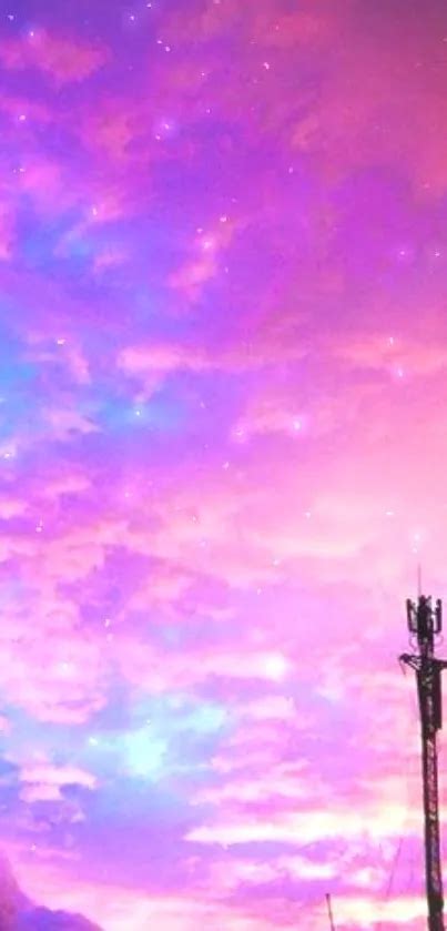 Dreamy Pink Sky Wallpaper Free Download