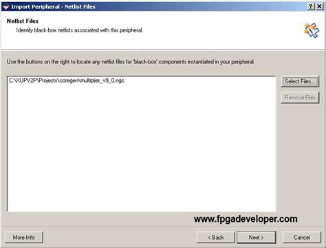 Integrating A Blackbox Into A Peripheral Fpga Developer