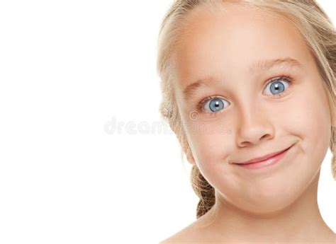 Girl Making Funny Face Stock Image Image Of Look Hair 9803163