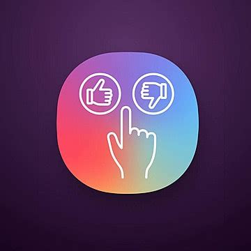 Like Button Click App Icons Set Internet Vector Interface Vector