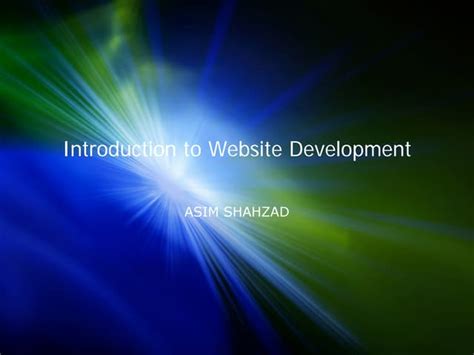 Web Introduction Ppt