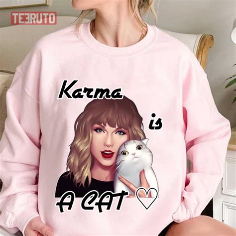 Karma Is A Cat Taylor Swift Midnights Album 3am Edition Unisex