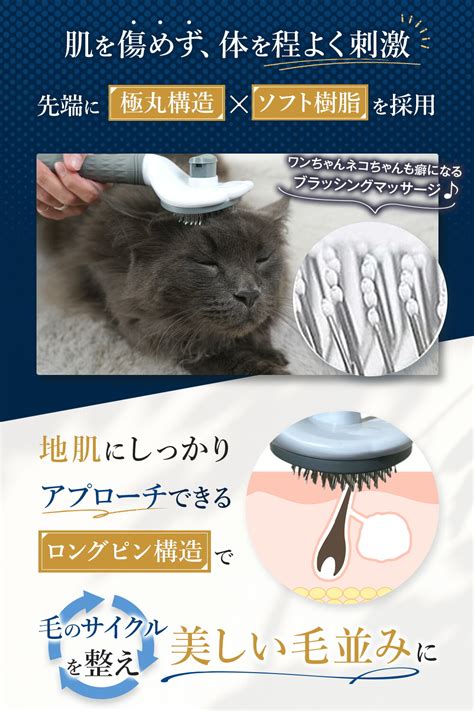 【楽天市場】【スーパーsale★48off 64 2000～611 159】 ペットブラシ 猫 犬 ブラシ ペット ブラッシング