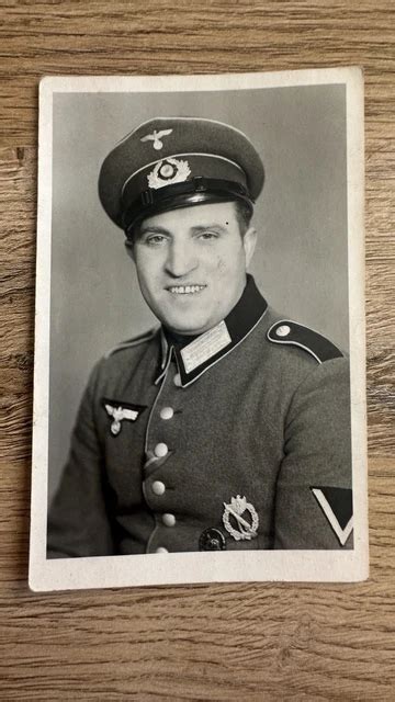 PK FOTO PORTRAIT Wehrmacht WH Infanterist Infanterie Sturmabzeichen ISA WK EUR PicClick DE