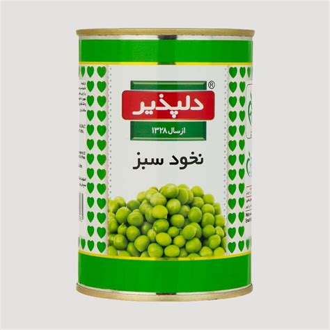 کنسرو نخود سبز دلپذیر؛ شیرین طعم فیبر آهن ویتامین K آراد برندینگ