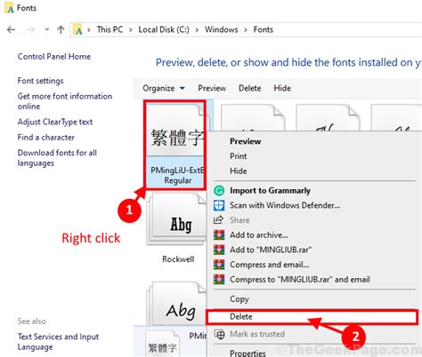 Napraw Zainstalowane Czcionki Które Nie Pojawiają Się W Folderze Font W Systemie Windows 10 11