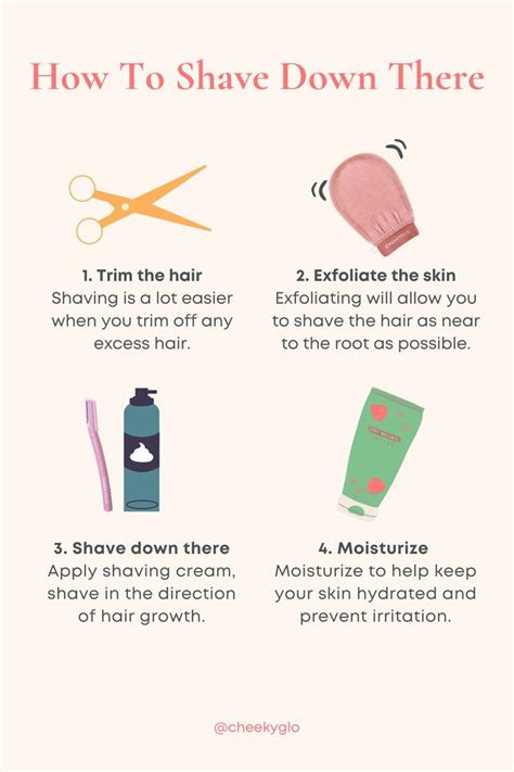 How To Shave Down There Shaving Tips Basic Skin Care Routine
