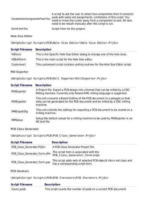 Altium Script Examples Reference PDF