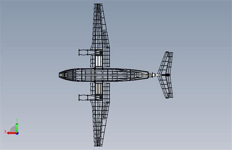 026 豪客比奇空中国王飞机结构建模3d图纸 Catia设计 附stp格式step 模型图纸下载 懒石网