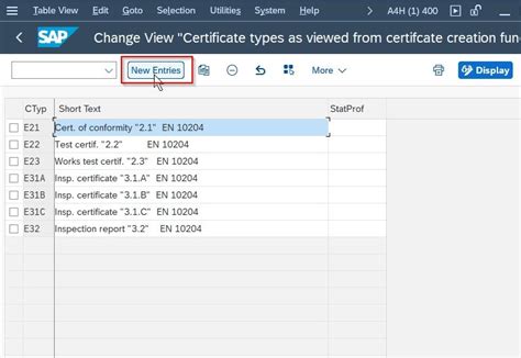 Define Certificate Types