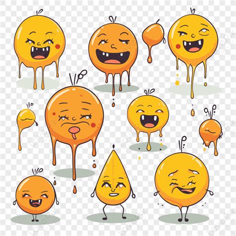 오렌지 캐릭터의 낙천주의 클립 아트 만화 벡터 Png 일러스트 무료 다운로드 Lovepik