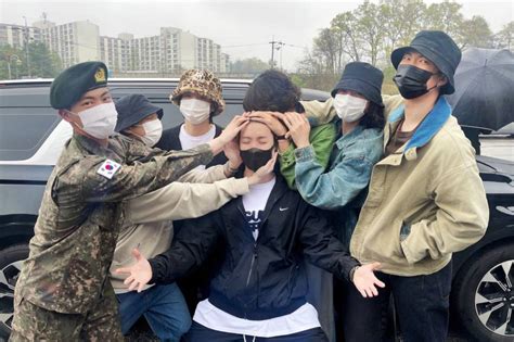 Bts Sends Off J Hope As He Enters Military Abs Cbn News