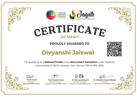 Hackathon Iitbhu Jagriti25 Servesmarthackathon Innovation Divyanshi Jaiswal