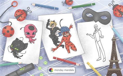 24 Miraculous Ladybug Coloring Pages Free Pdf Printables