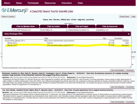 How To Import Data Papers From Gbif Dataone And Lter Metadata Blog