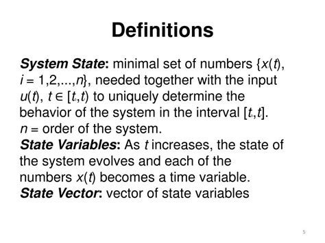 Ppt State Variables Powerpoint Presentation Free Download Id2464684
