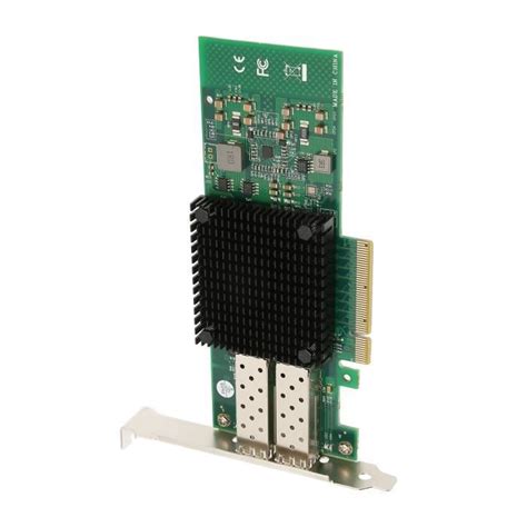 JIM Carte réseau serveur SFP double port PCI Ex Gigabits Carte réseau fibre optique