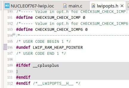 使用cubemx在NUCLEO上无OS光速点亮LWIP Emoe Studio