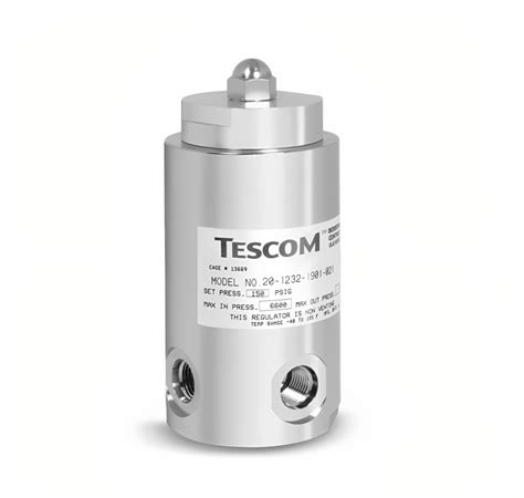 Hydrogen Pressure Reducing Valve Tescom 20 1200 Series Hyfindr