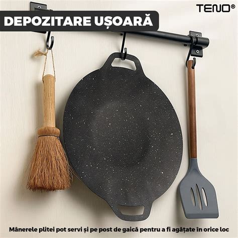 Plita Japoneza Teno® Invelis Antiaderent Pluristratificata Materiale