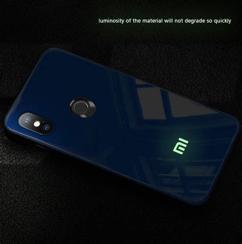 Vaku Xiaomi Redmi Note Pro Radium Glow Light Illuminated Mi Logo D Designer Case Back Cover