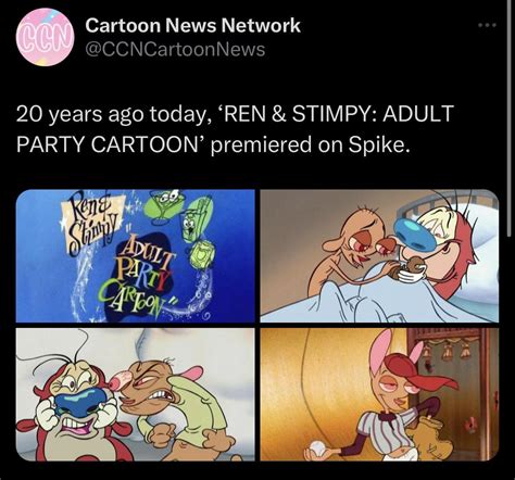 Ren And Stimpy Adult Party Cartoon