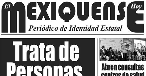 El Mexiquense Hoy Mexiquense Diario De Ecatepec